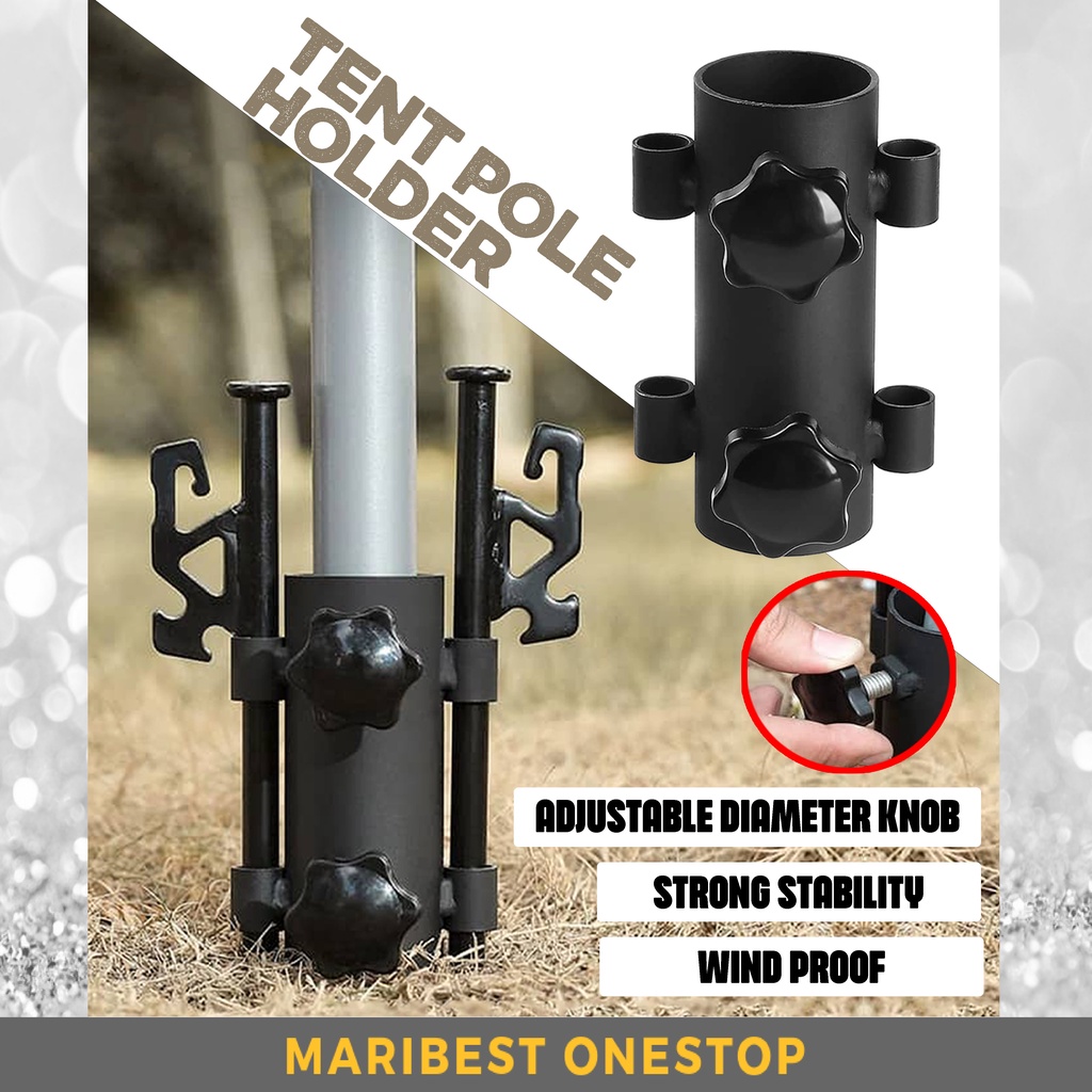 Adjustable Camping Tent Flysheet Pole Holder Canopy Awning Support ...