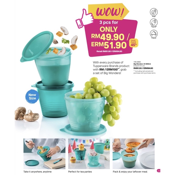 TUPPERWARE BRANDS GIFT SET | Shopee Malaysia