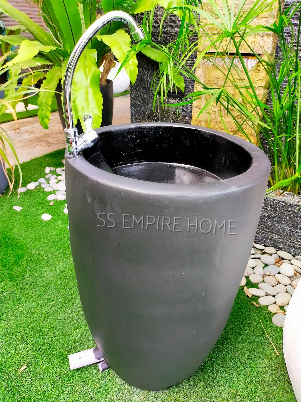 B2 Wash Basin Sink Fiberglass Garden Floor Villa Balcony Integrated ...