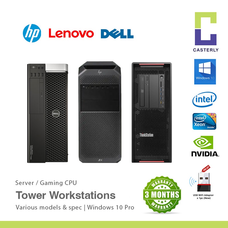 FREE 🎁 [R] High-End Gaming Tower Workstation Dell HP Lenovo etc T3600 ...