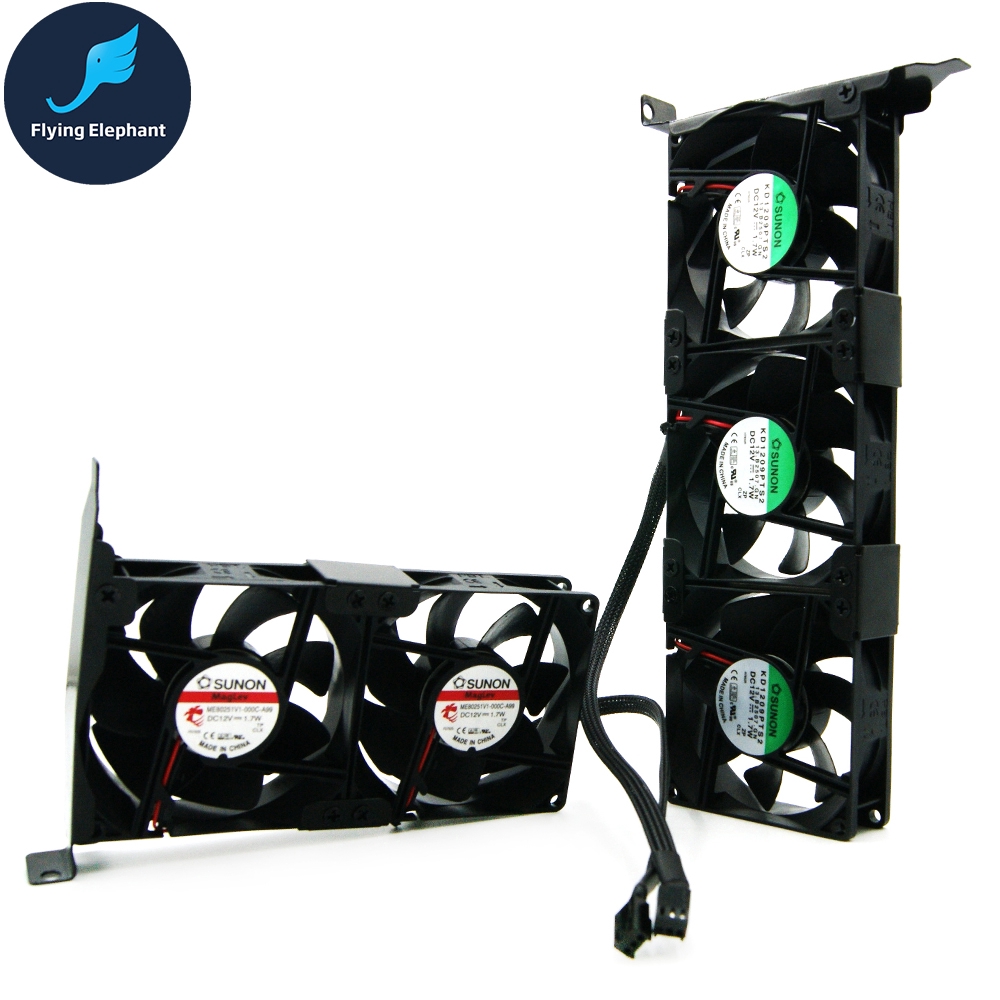 Universal VGA COOLER GPU Cooling Fan GPU Radiator 8025 PCI GPU ...