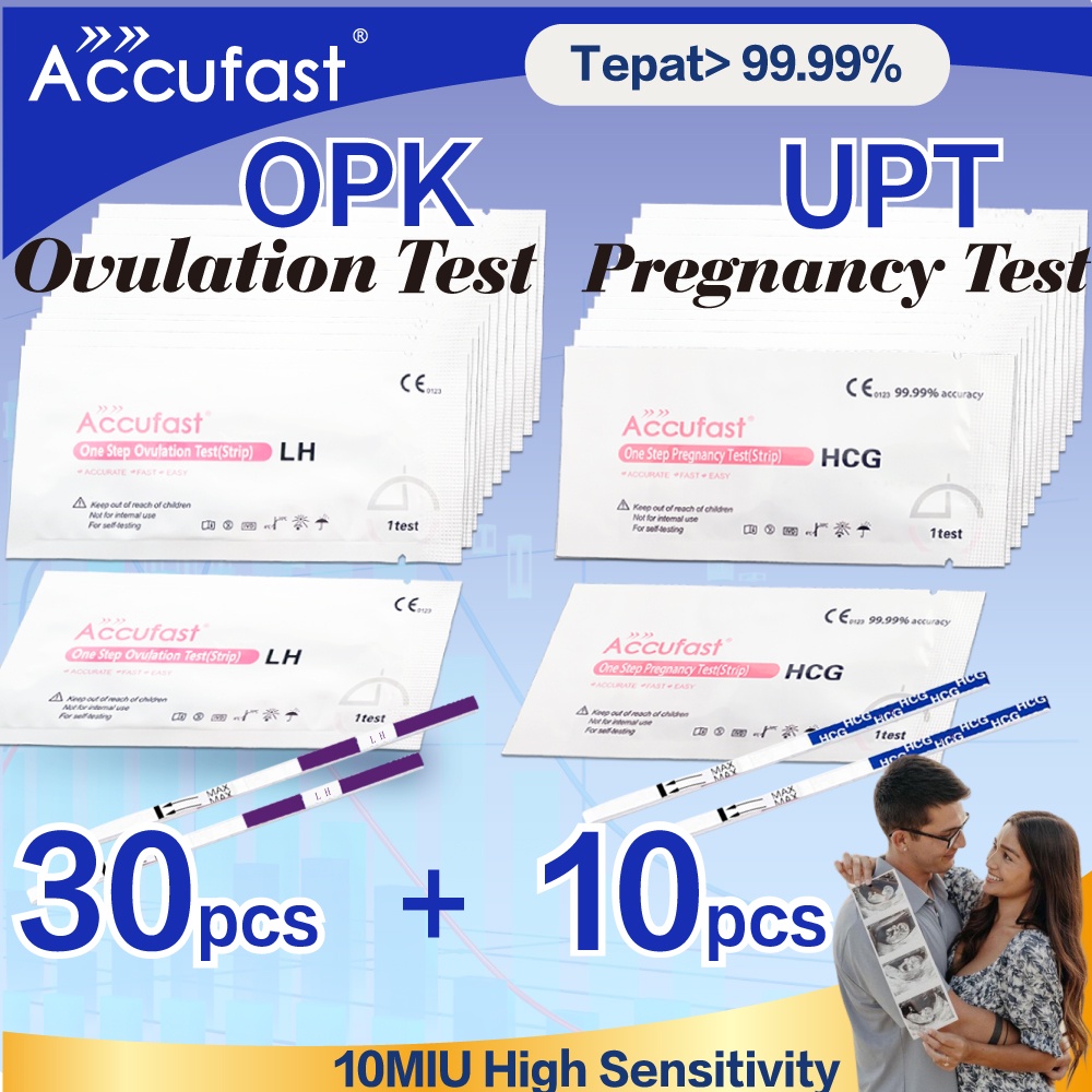 ACCUFAST 50Pcs OPK Ovulation Test Strip + 20Pcs UPT Pregnancy Test ...
