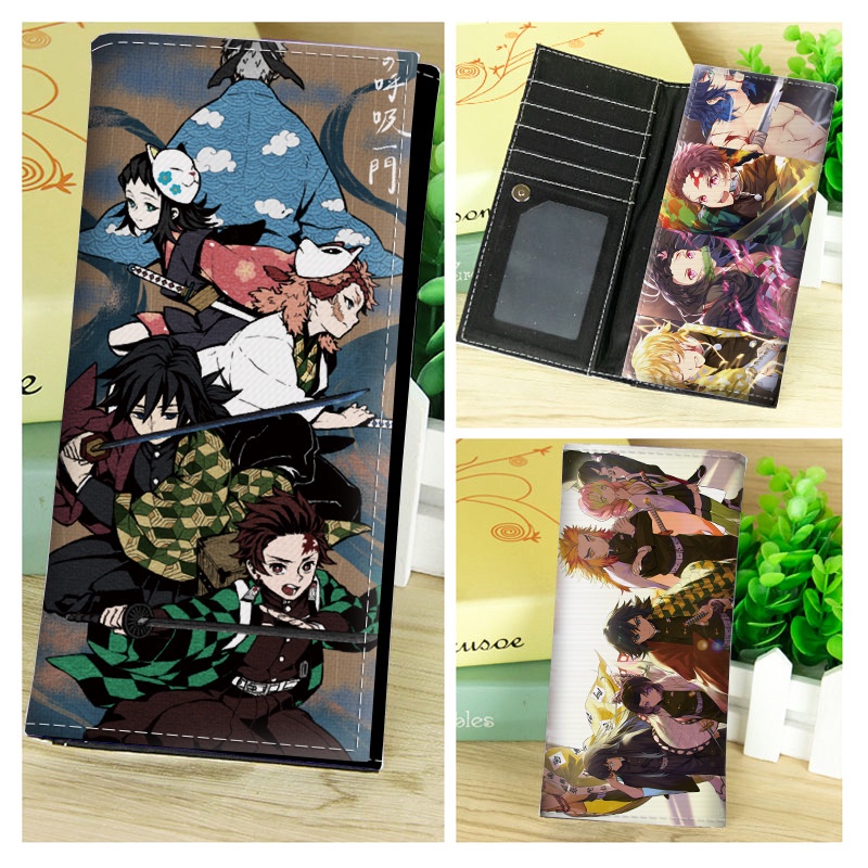 Anime One Piece Monkey D Luffy Bifold PU Long Wallet Ace Zoro Hand Coin ...
