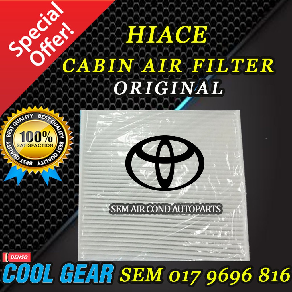 TOYOTA HIACE ORIGINAL COOL GEAR CABIN AIR FILTER (CAR AIR COND SYSTEM ...