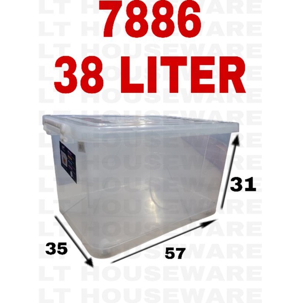CENTURY storage box / multipurpose box 7886 (38 LITER) | Shopee Malaysia