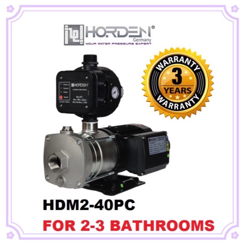 HORDEN pressure water pump HDM3-40PC | Shopee Malaysia
