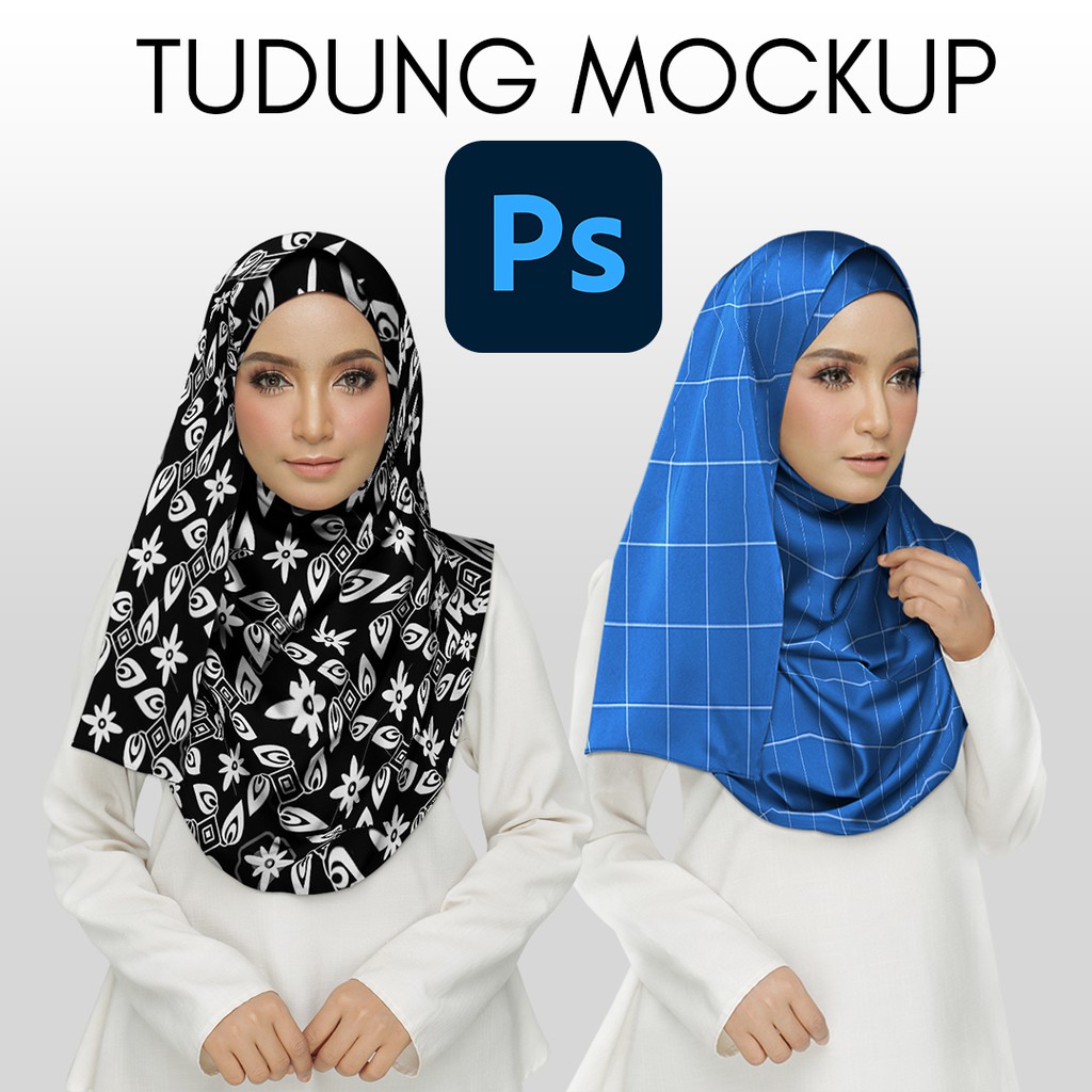 Mockup Hijab/Tudung Adobe Photoshop PSD [high resolution] I Hijab ...
