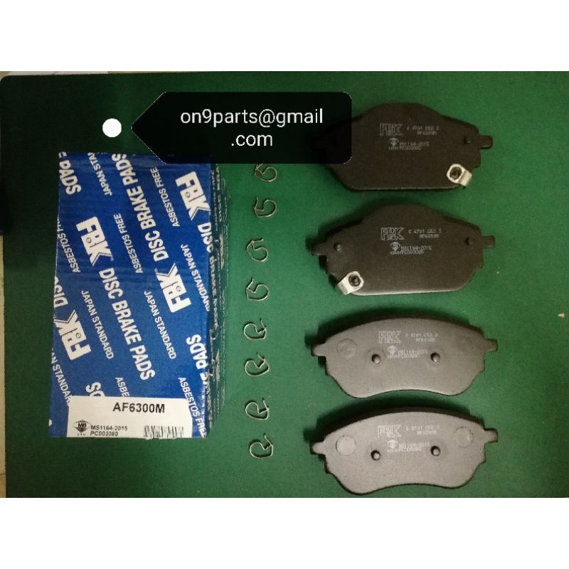 PROTON IRIZ, PERSONAL NEW VVT FRONT BRAKE PAD [AF 6300 ] | Shopee Malaysia