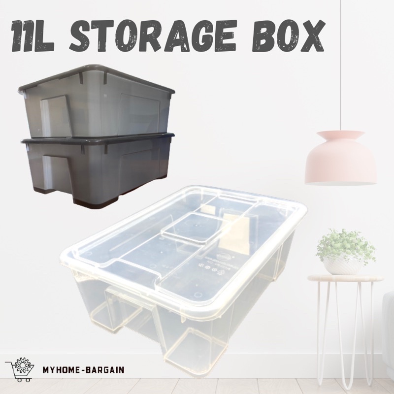MYHOME | 11L MULTIPURPOSE PLASTIC STORAGE BOX | KOTAK SIMPANAN ...