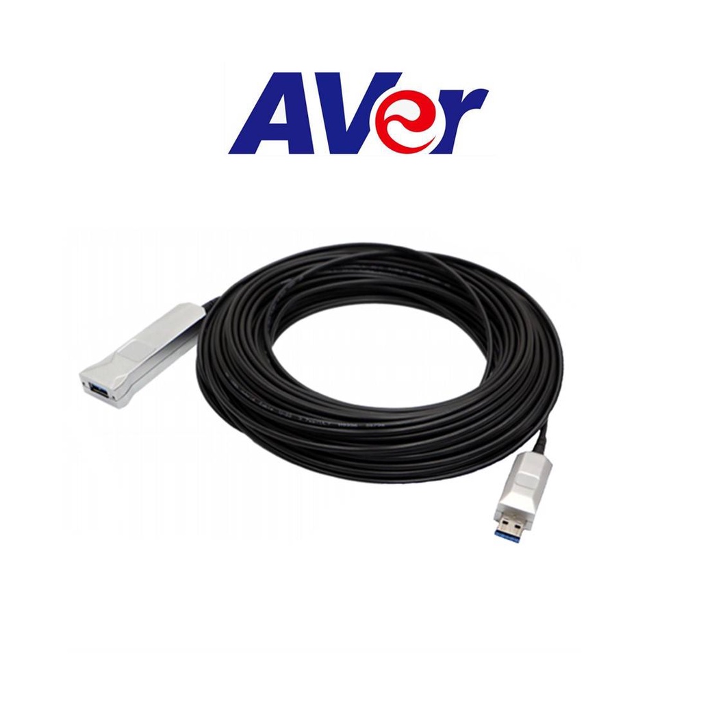 AVER ACC USB 3.1 FIBER EXTENSION CABLE, USB TYPE-A (MALE) TO TYPE-A ...