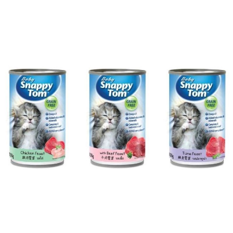 Baby Snappy Tom Real Meat Grain Free 150G | Shopee Malaysia
