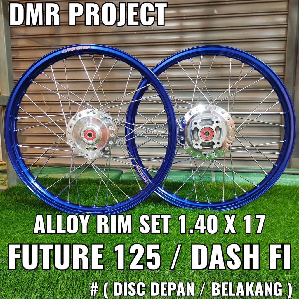 ALLOY RIM FUTURE 125/DASH 125 FI 1.40 X 17 (COMPLATE SET) (DEPAN ...