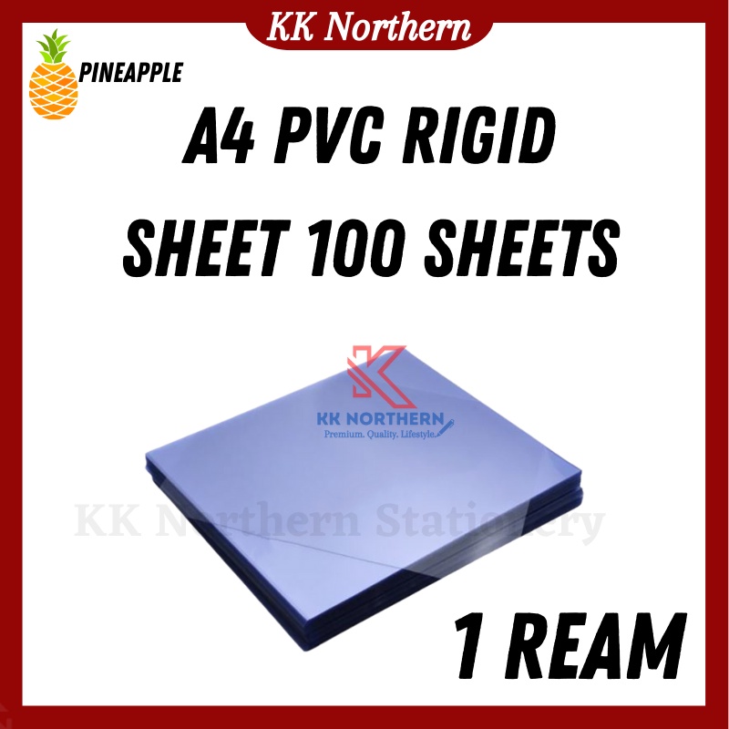 A4 PVC Paper Cover Rigid Sheet A4 Transparent Binding Plastic Cover ...