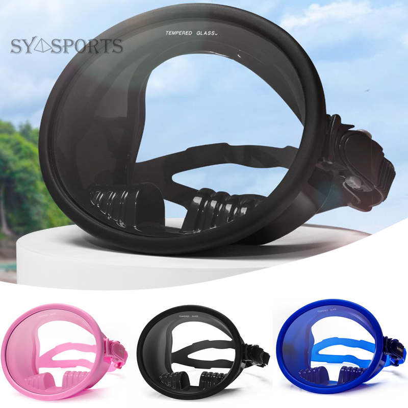 * INSTOCK * Oval Diving Anti leak full face snorekl set 180 view ...