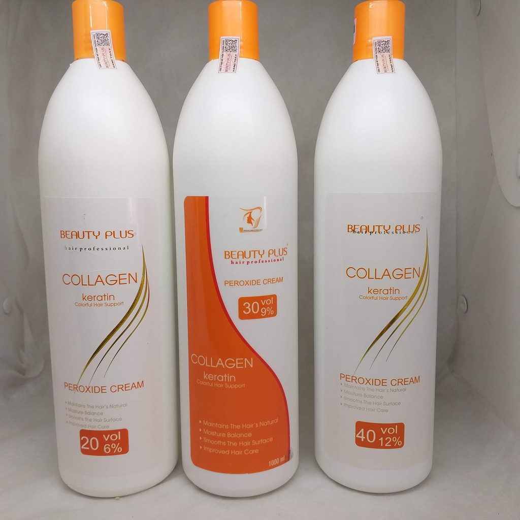 OXY Beauty Plus Hair Dye Oxygen Solution 1000ml (6%, 9%, 12%) | Shopee ...