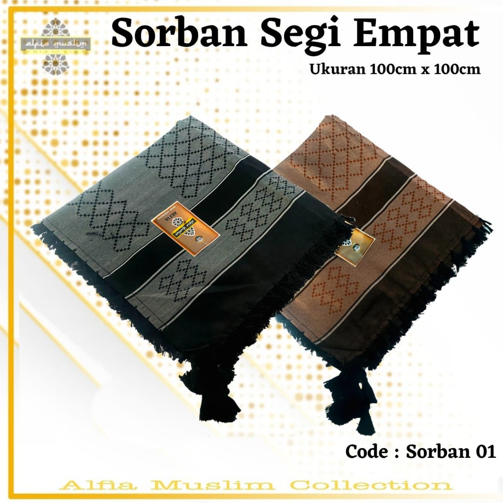 Rectangular Turban Code 01 Rombe Hajj Turban | Shopee Malaysia