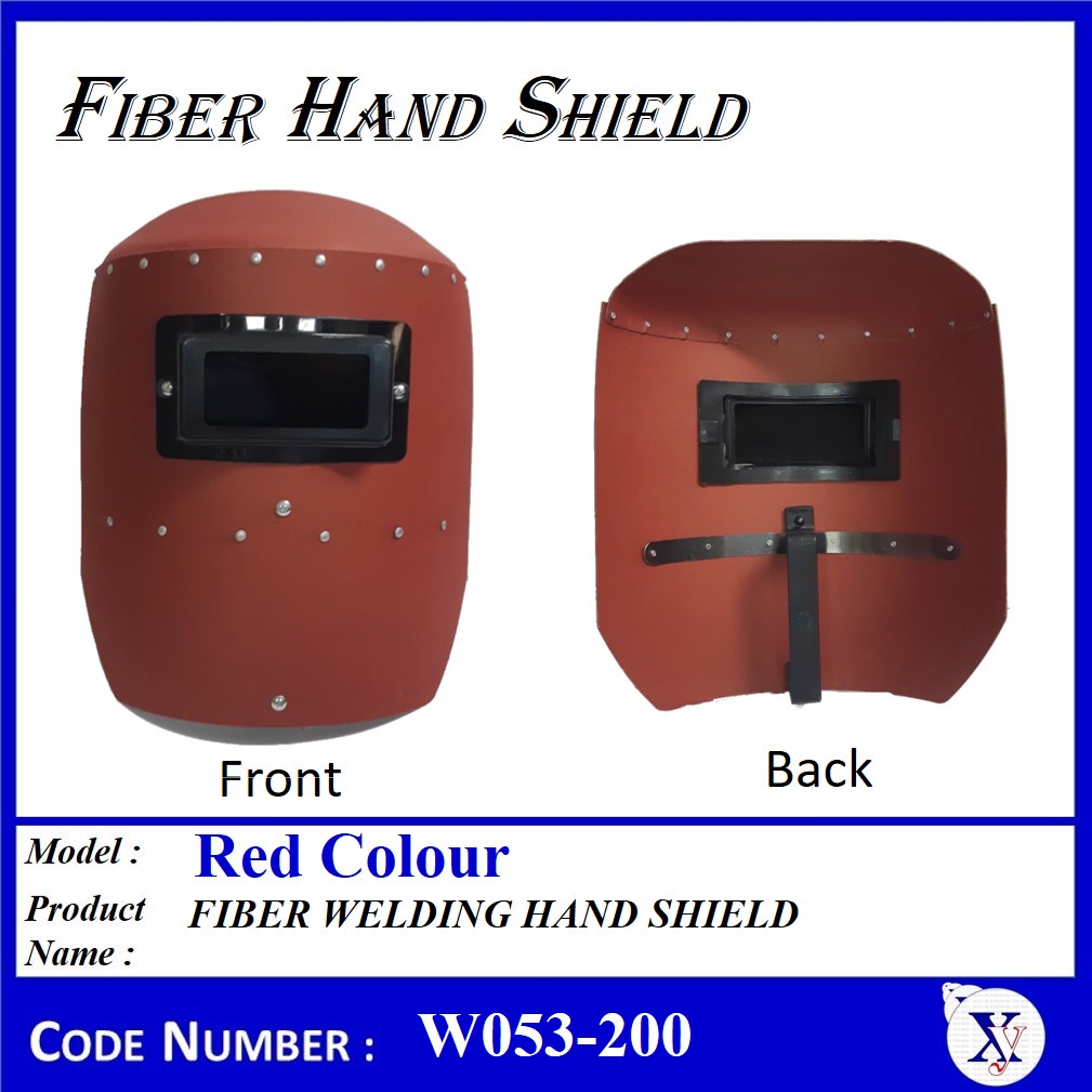 W053-200 RED FIBER WELDING HAND SHIELD | FACE SHIELD | Shopee Malaysia