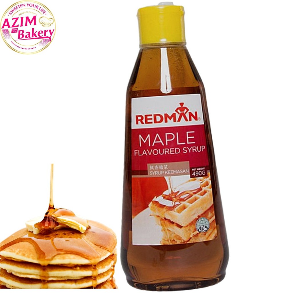 Maple Syrup 490g | Redman Maple Flavored Syrup | Sirap Keemasan | Sirap ...
