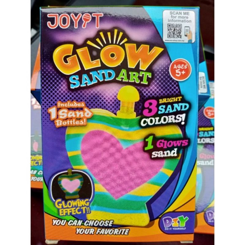 (Ready Stock)GLOW Sand Art Play Sand Art Kids Glitter | Shopee Malaysia