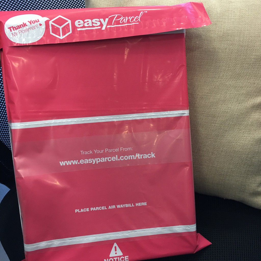 sarung plastik parcel beg courier plastic bag packing flyer pos laju ...