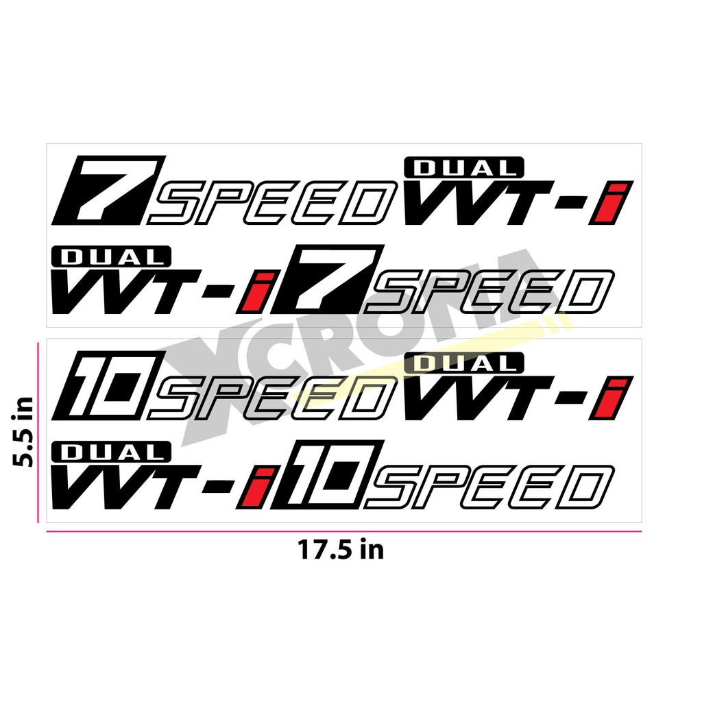 TOYOTA VIOS, VIOS GR, YARIS STICKER PINTU MURAHH!! ( side door decal ...