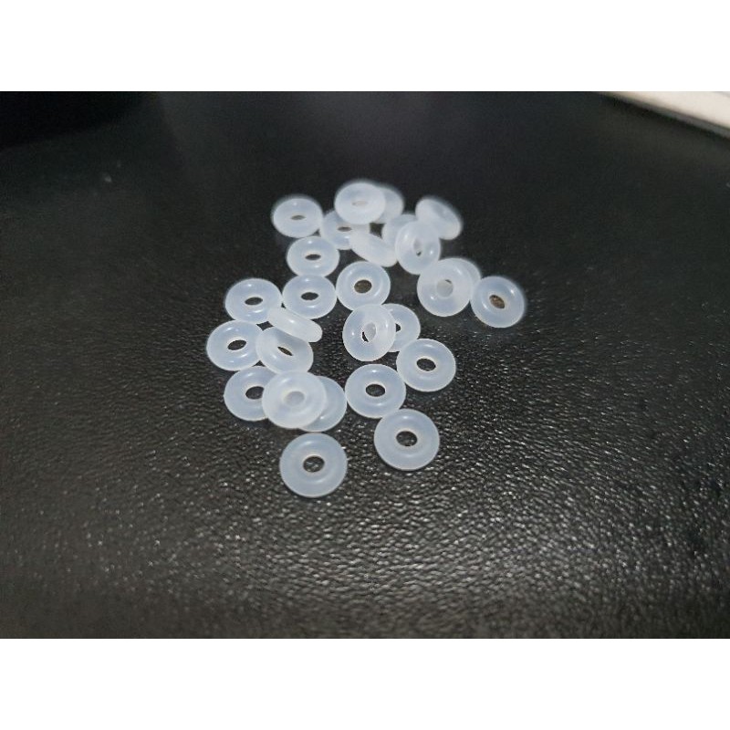 READY STOCK CHARM STOPPER : Rubber Stopper Ring Bead, Silicon Ring ...