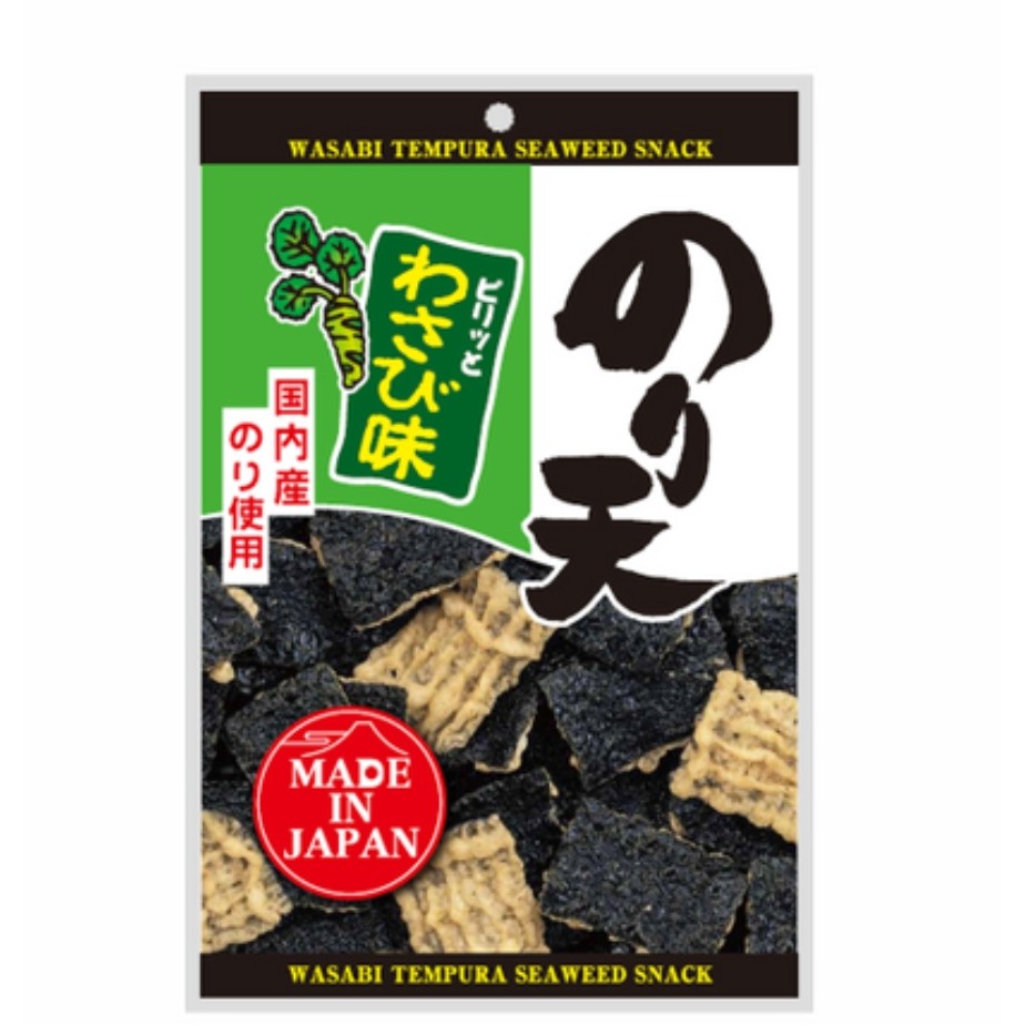 Noriten Tempura Seaweed Snacks (Wasabi Flavour/ Red Chili Pepper ...