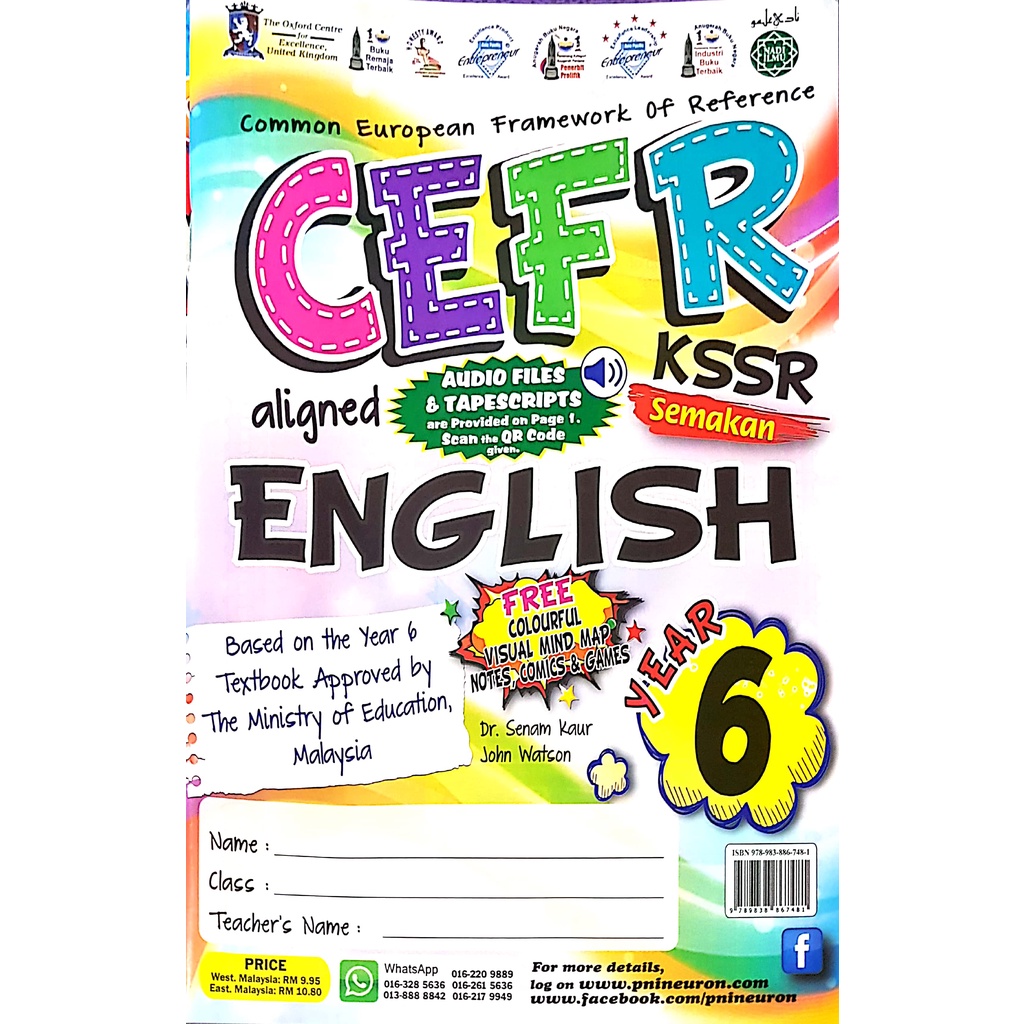 [ PNI Neuron ] CEFR Aligned English KSSR Year 6 Buku Latihan | Shopee ...