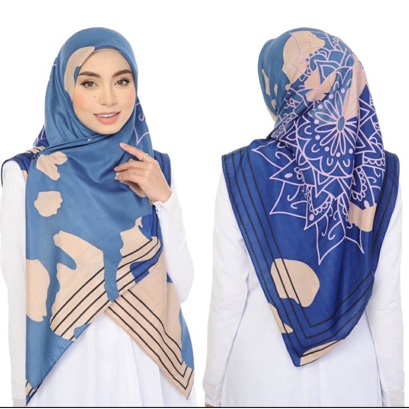 TUDUNG BAWAL COTTON VOILE CORAK BATIK Bidang 55 | Shopee Malaysia