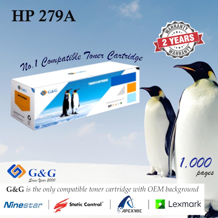 G&G Compatible Toner Cartridges for HP CF279A 279 279A 79A ( HP ...