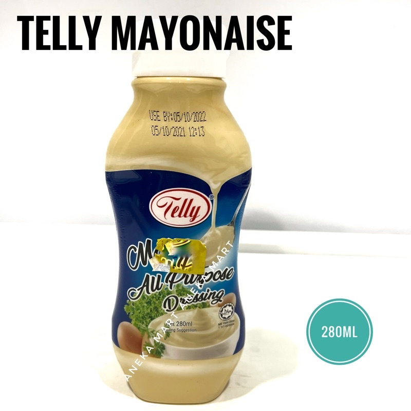 Telly Mayo All Purpose Dressing/Mayonnaise 【280ml】 | Shopee Malaysia