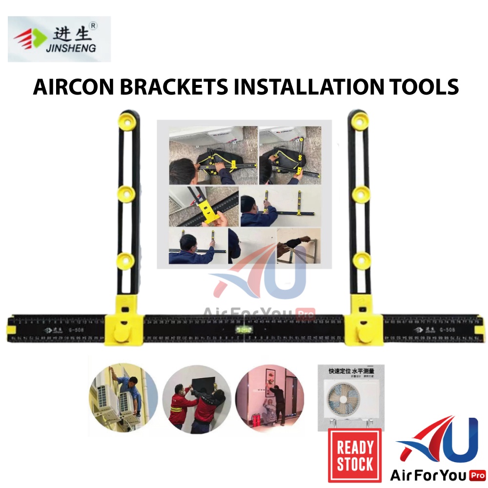 Aircon Outdoor Compressor Brackets Level Scale Installation Tools Speed ...