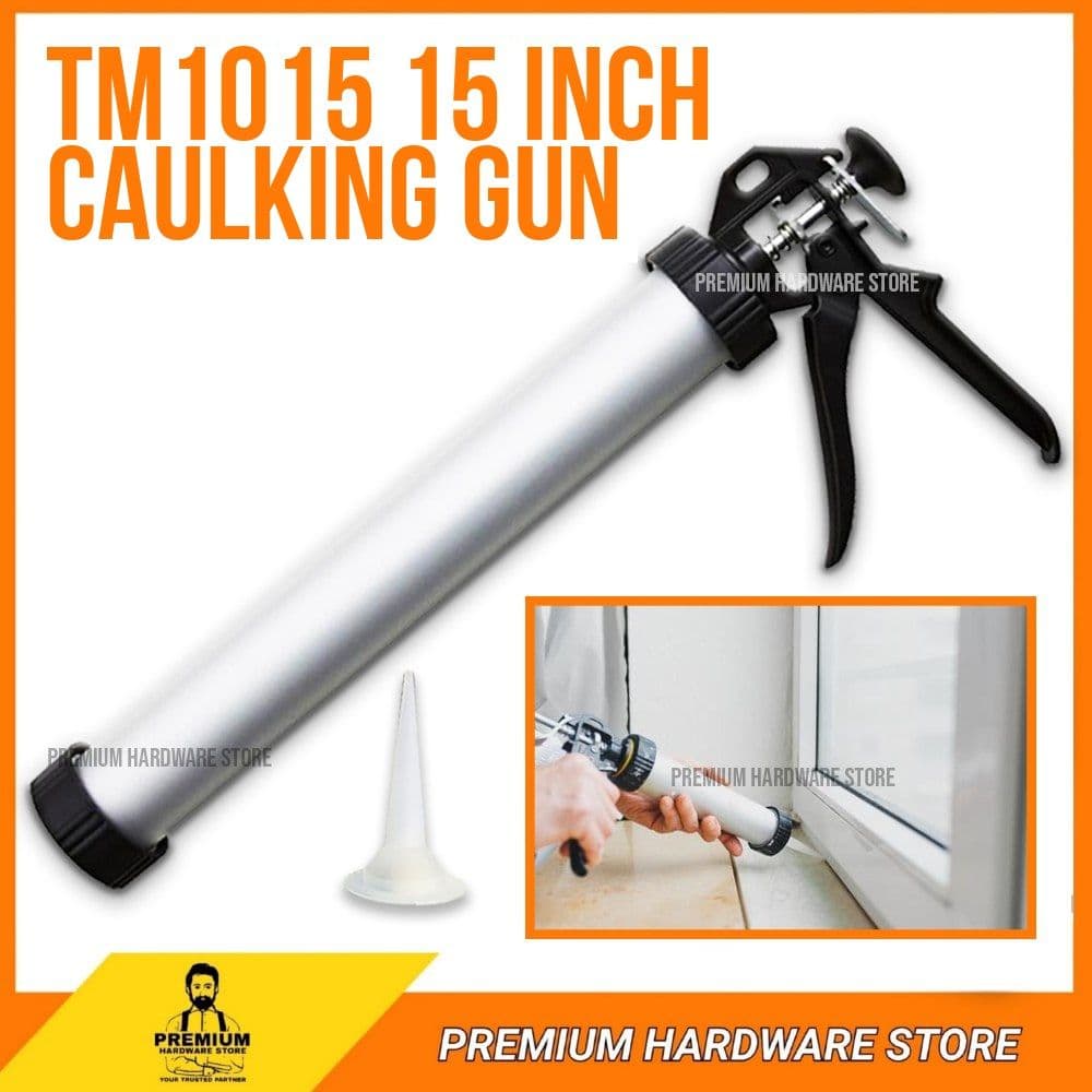 PREMIUM Heavy Duty Aluminum Sausage Casing Caulking Gun 15 Inch ...