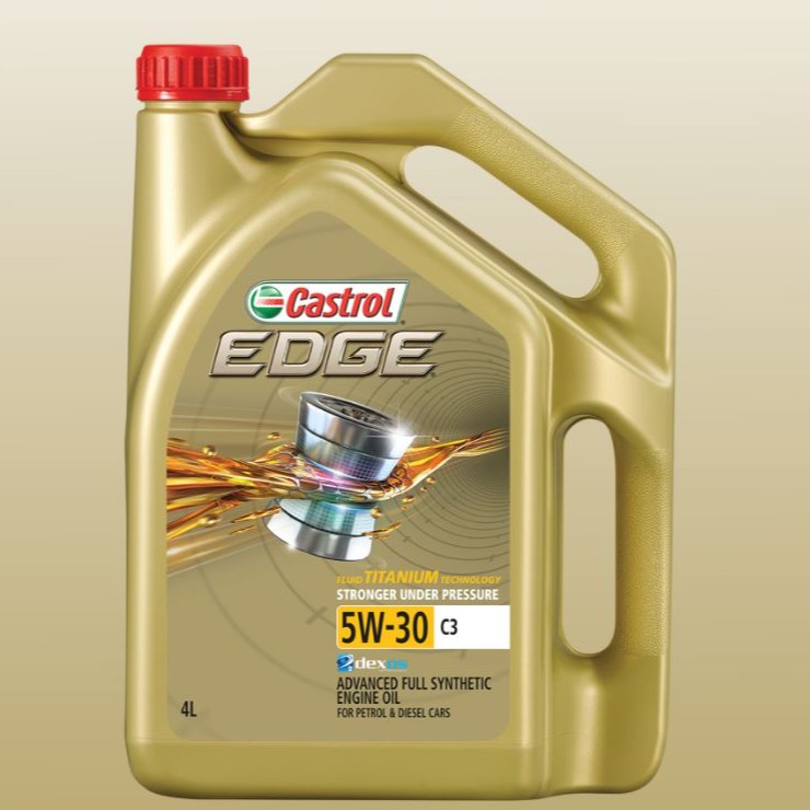 CASTROL Edge Fully Synthetic 5W30 SN/CF 4L Engine Oil Minyak Hitam ...