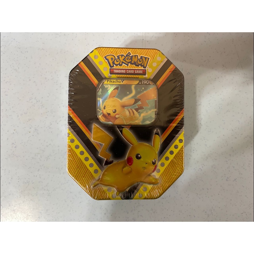 Pokemon TCG: V Power Tin Pikachu | Shopee Malaysia