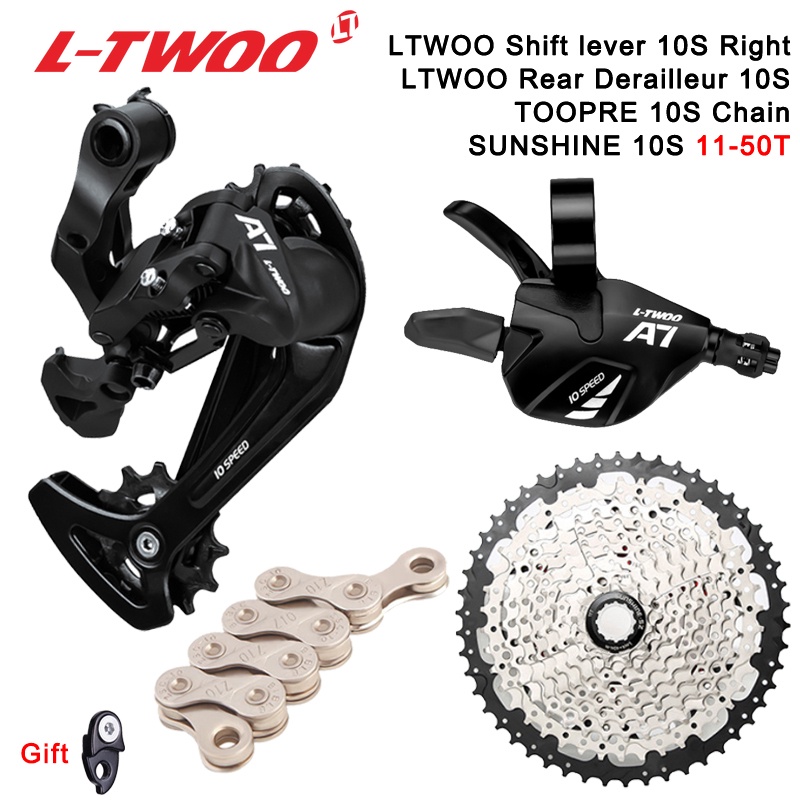 LTWOO A7 10 Speed Shifter Rear Derailleurs RD Sunshine Cassette Cog ...