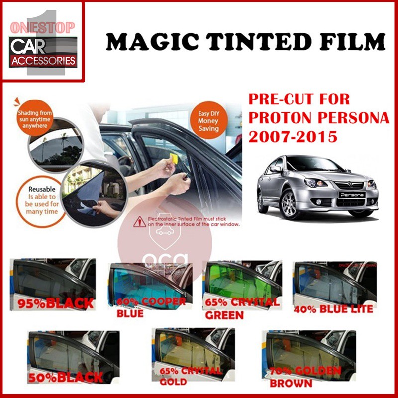 Proton Persona 07-15 - Pre-Cut Shape Magic Tinted Solar Tinted (4 ...