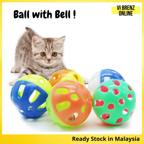 Bola Kucing Mainan Ball with Bell Cat Toy | Shopee Malaysia