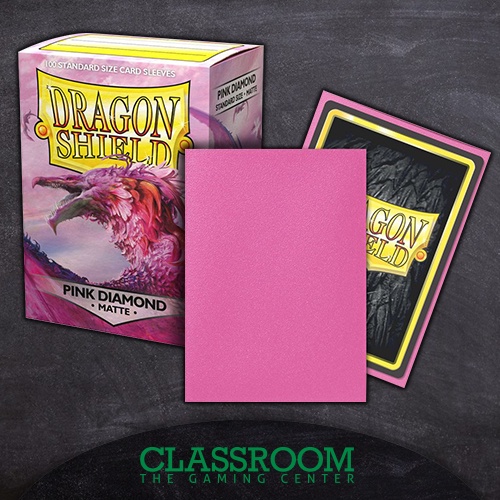 Dragon Shield Sleeves - Pink Diamond Matte : 100 Standard Size | Shopee ...