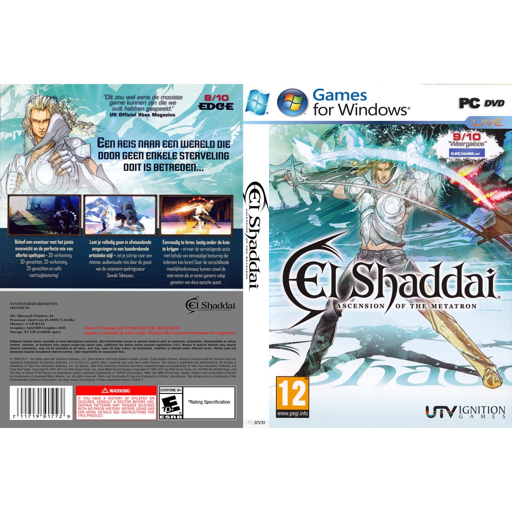 El Shaddai ASCENSION OF THE METATRON PC GAME [Offline INSTALLATION ...