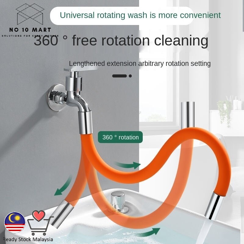 [Ready Stock] Flexible Hose Silicone Tube Kitchen Faucet Accessories ...