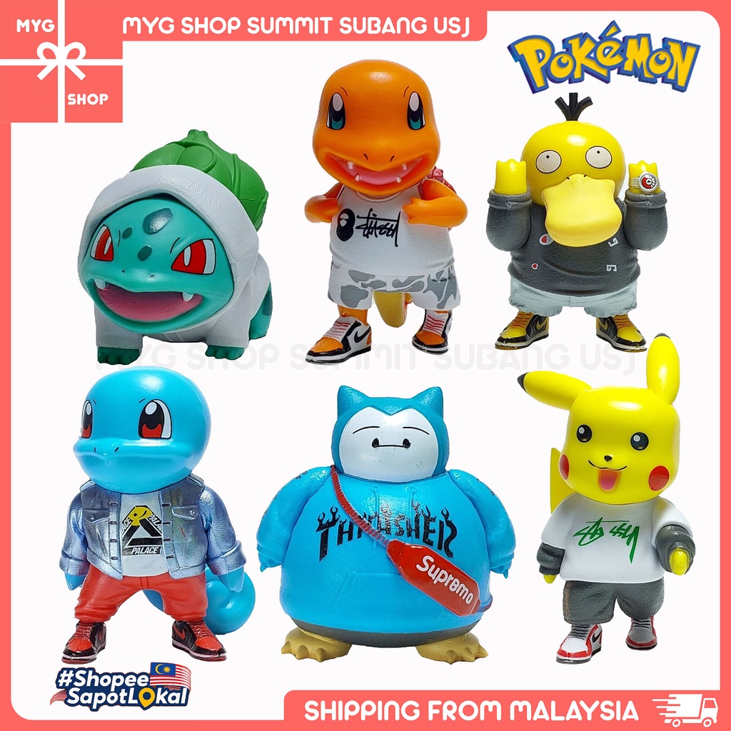 [OEM] Pokemon Pikachu Squirtle Charmander Snorlax Psyduck Bulbasaur ...
