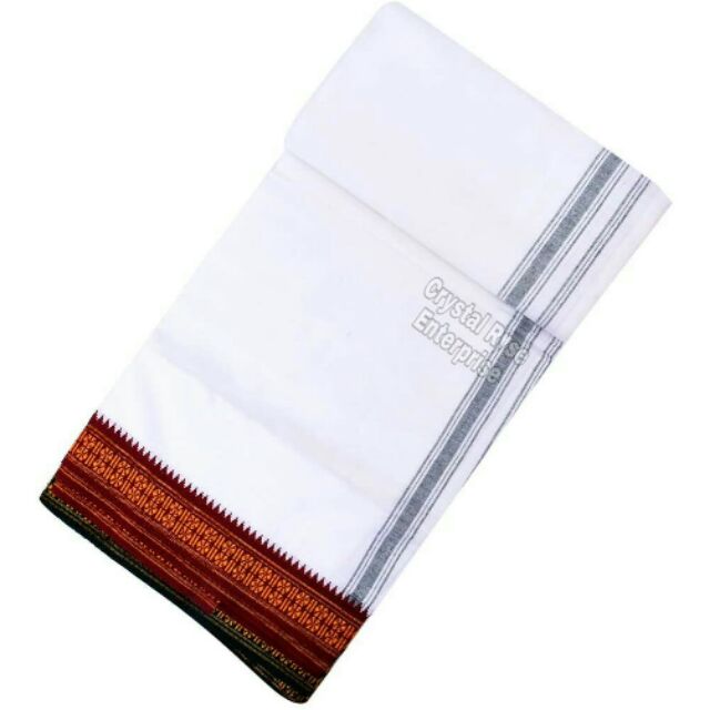 Cotton Dhoti/Vesthi Per Piece | Shopee Malaysia