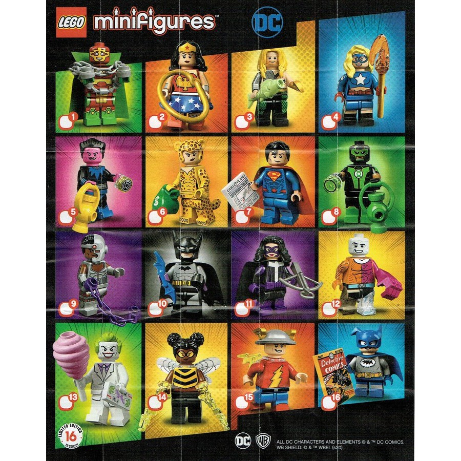 LEGO 71026 DC Super Heroes Minifigure (Set of 16) | Shopee Malaysia