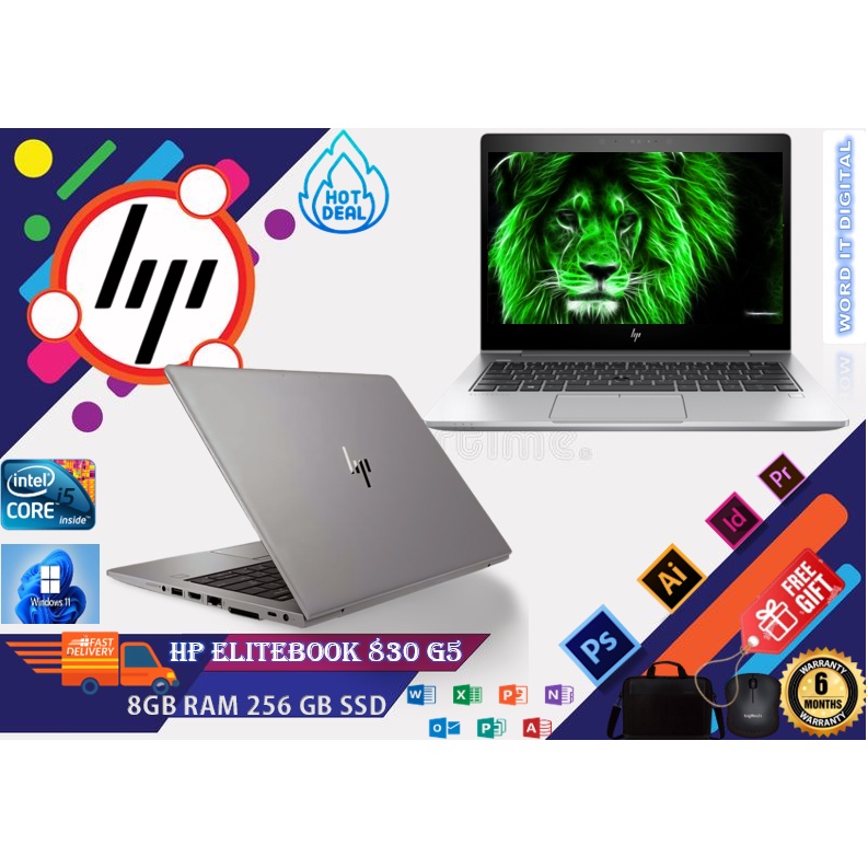 HP ELITEBOOK 830 G5 (2019) ULTRABOOK - CORE I5- 8265U 8TH GENERATION ...