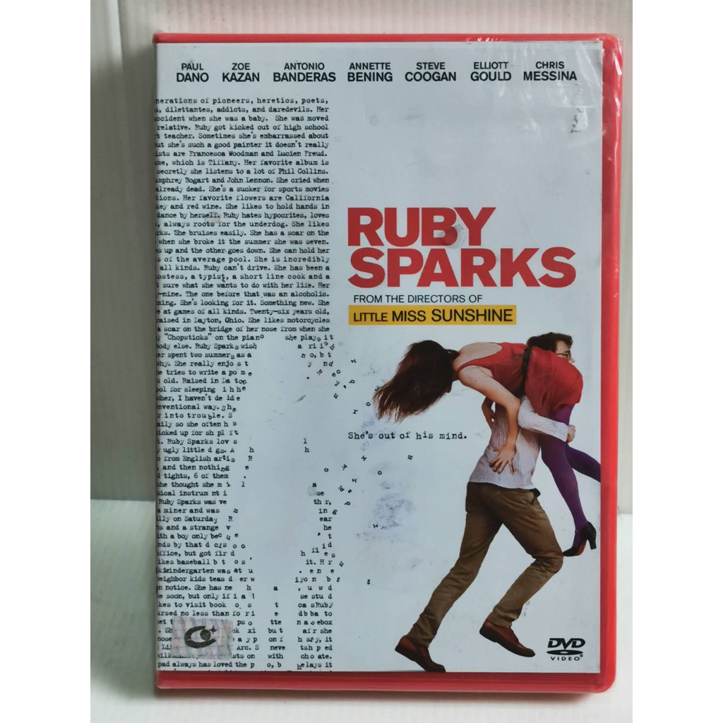DVD: Ruby Sparks (2012) Write Her To See Hair "Paul Dano Zoe Kazan Antonio Banderas Annette ...