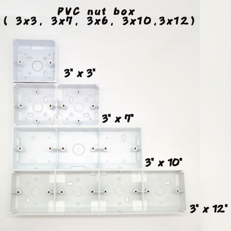 PVC surface type nut box/Electrical Use Switch box/conceal type joint ...