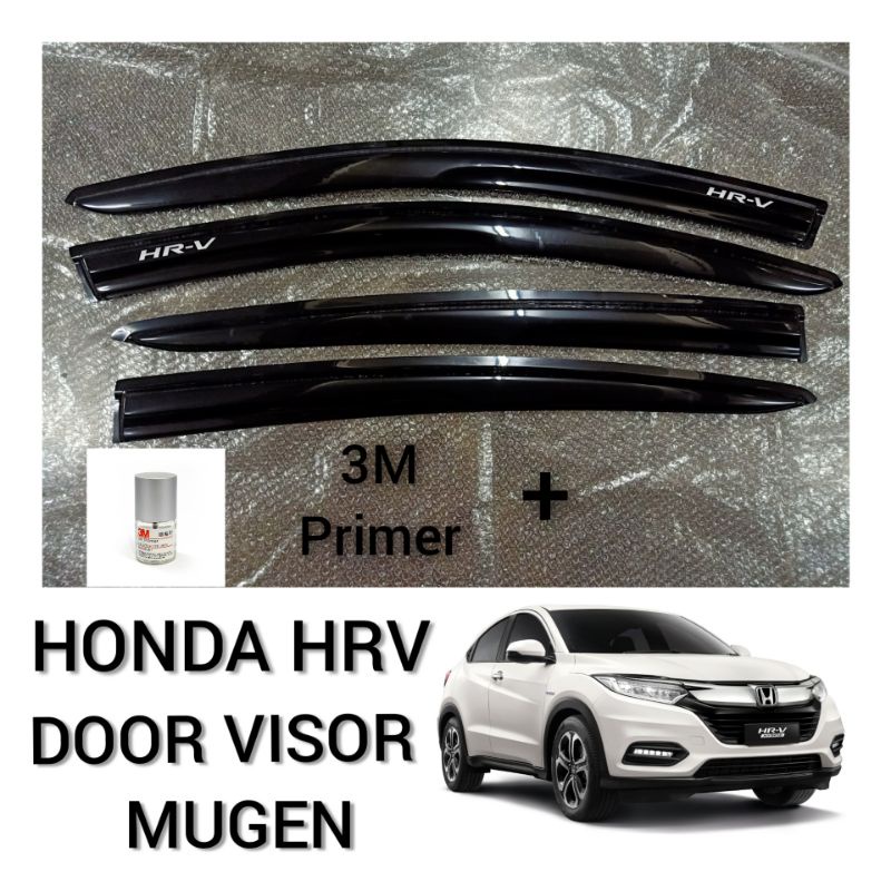 HONDA HR-V 2016-2021 Door Visor Air Press Window Mugen Style Acrylic ...