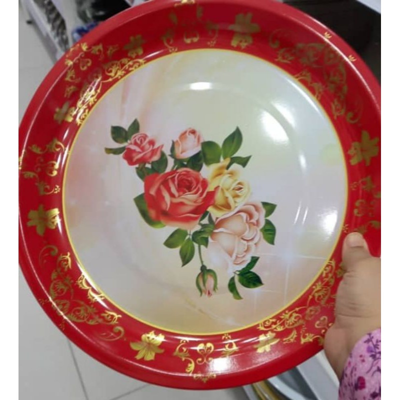 round tray bekas talam nasi arab pinggan hidang nasi arab hidang air ...