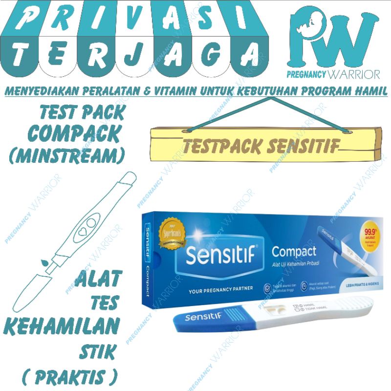 Testpack / test pack / test sensitive pregnancy test compack / check ...